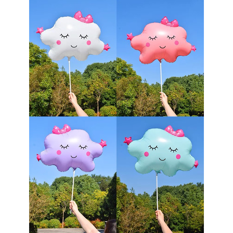 Jual [ Stellar Official ] Balloon Awan balon bentuk awan balon stick ...