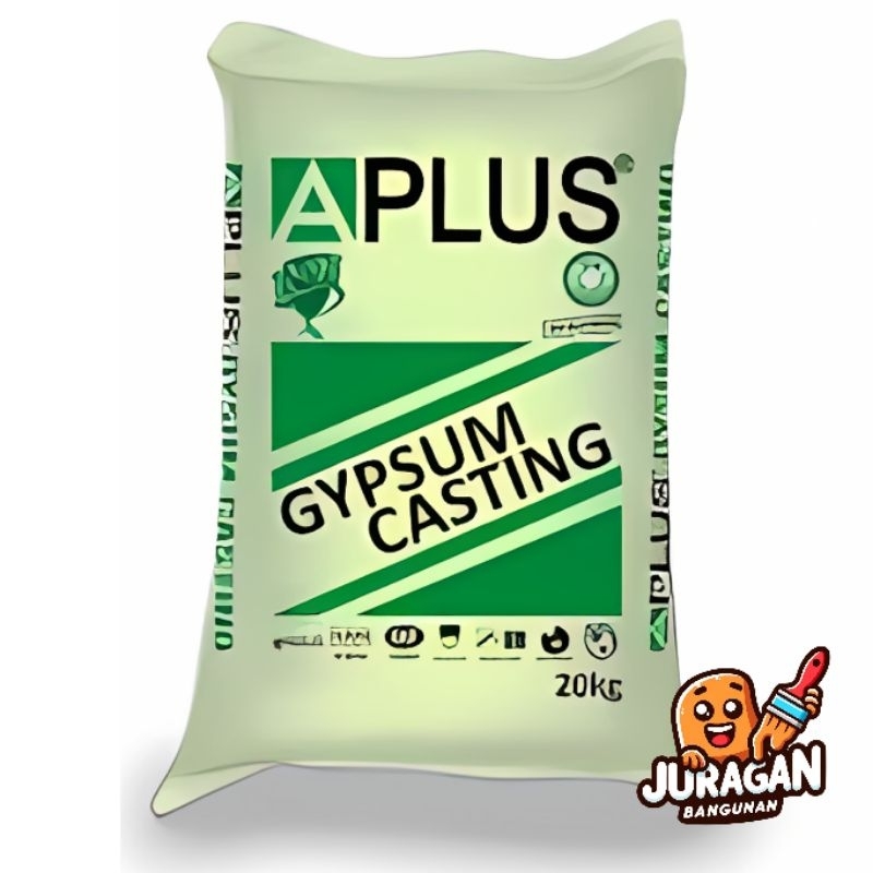 Jual Gypsum Casting APLUS 20kg | Semen Gypsum | Kasting Aplus | Casting ...