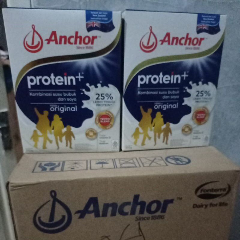 Jual SUSU ANCHOR PROTEIN+ 350 GR ( PROMO TERMURAH ) | Shopee Indonesia