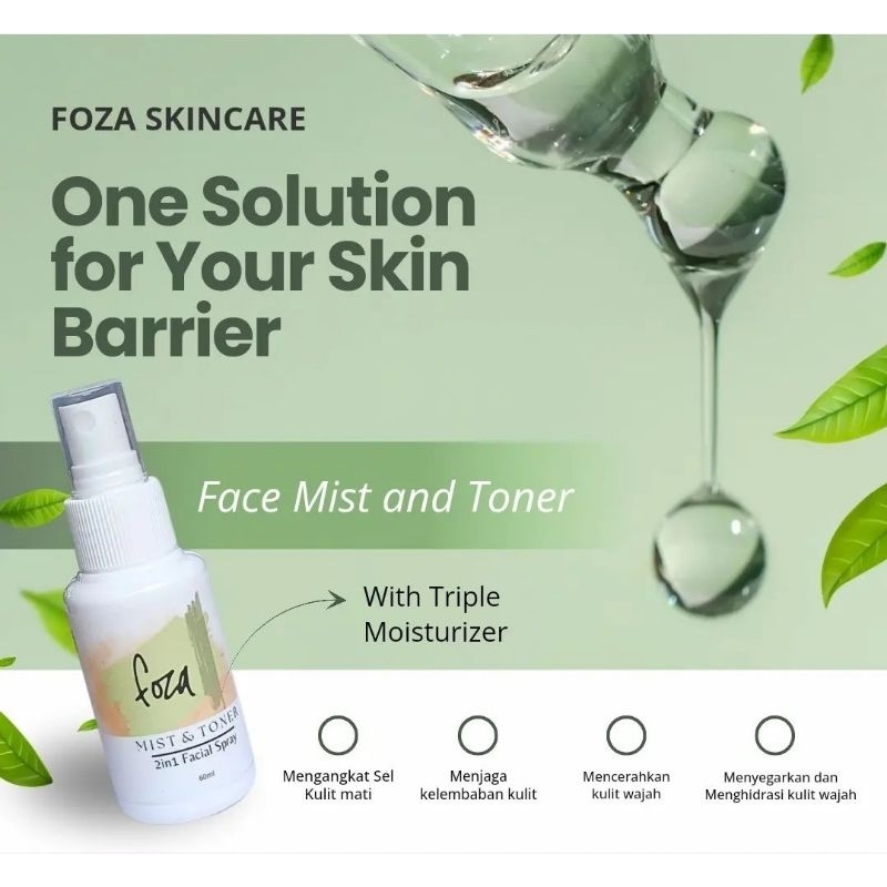 Jual Face Mist dan Toner Foza Skincare | Shopee Indonesia