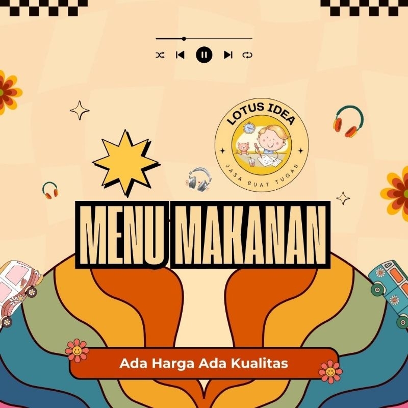 Jual De*sain Daftar Menu Makanan Minuman | Restoran | Cafe | Toko ...