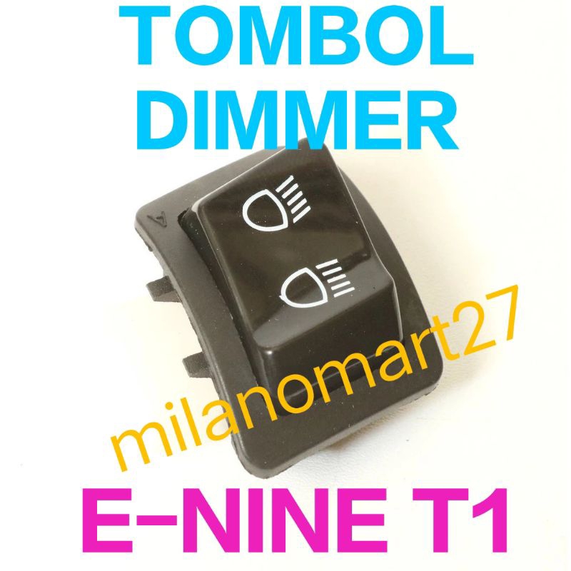 Jual tombol dimmer E-NNE T1 saklar switch dim E-NINE T1 motor listrik ...