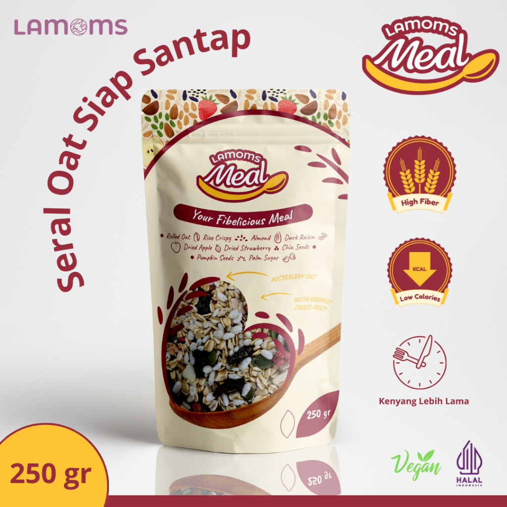 Jual Meal Replacement - Lamoms Meal - Tinggi Serat & Rendah Kalori ...