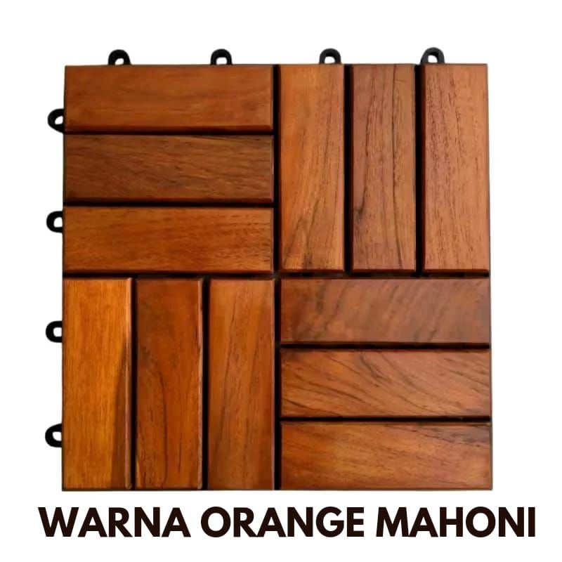Jual Decking Tile kayu jati/garden tile/lantai kayu jati bongkar pasang ...