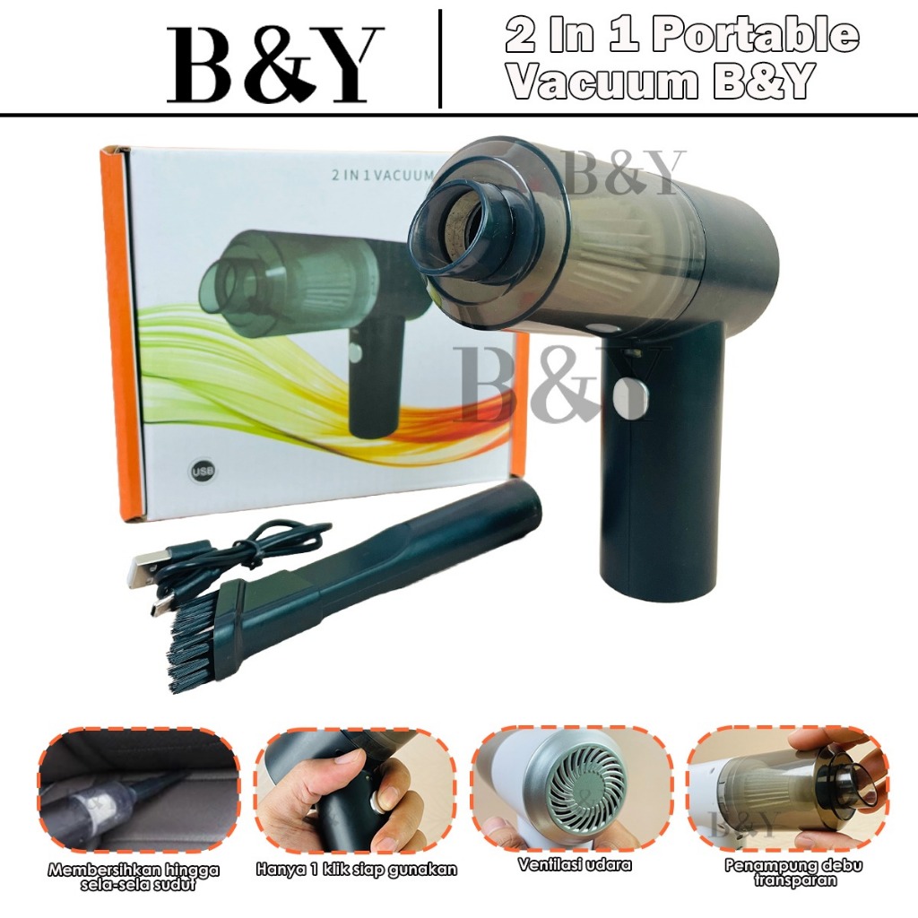 Jual Vacum Cleaner Mobil Portable / Alat Penyedot Debu Portable / Vacum ...