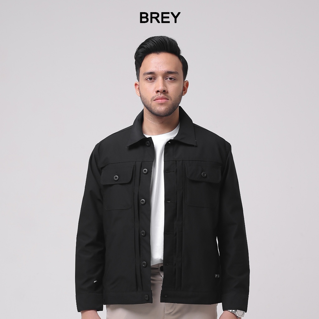 Jual BREY Jaket Pria Trucker Rex Jacket Motor Touring | Shopee Indonesia
