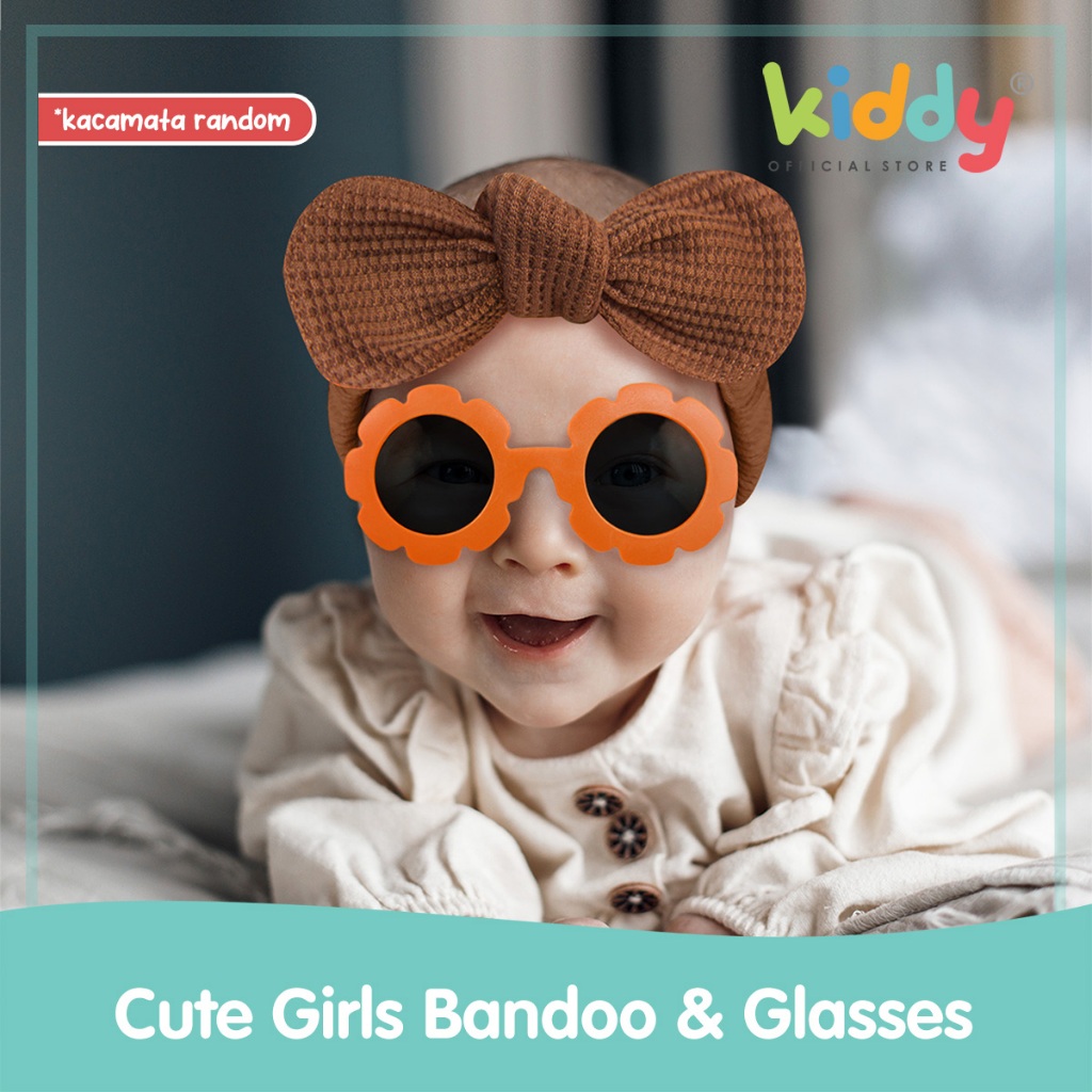 Jual Kiddy Baby Cute Girls Bandoo & Glasses / Bando Bayi Dan Kacamata ...