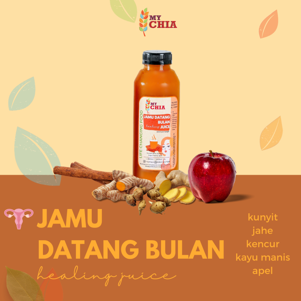 Jual Jamu Datang Bulan Healing Juice 500ml Jus untuk kesehatan ...