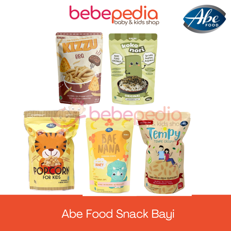 Jual POPCORN BAENANA TEMPY KOKONORI KIZZU FOR KIDS ABE FOOD 80GR ...