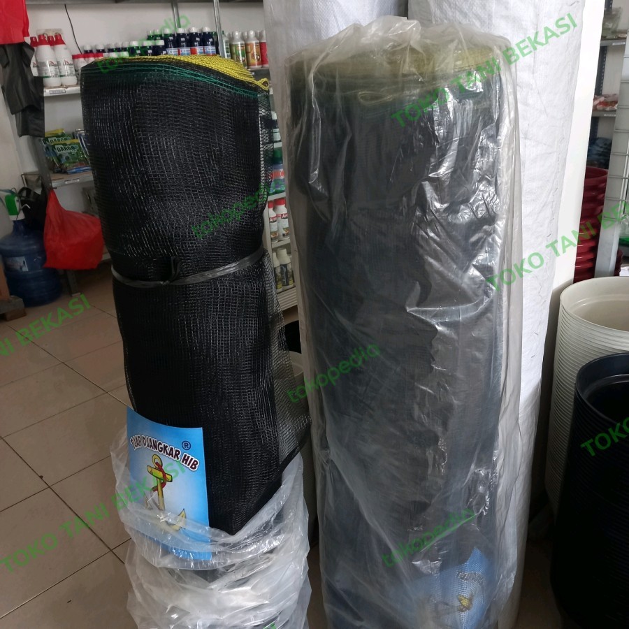 Jual waring hitam ( jaring tanaman /ikan) kualitas bagus 1 roll ...