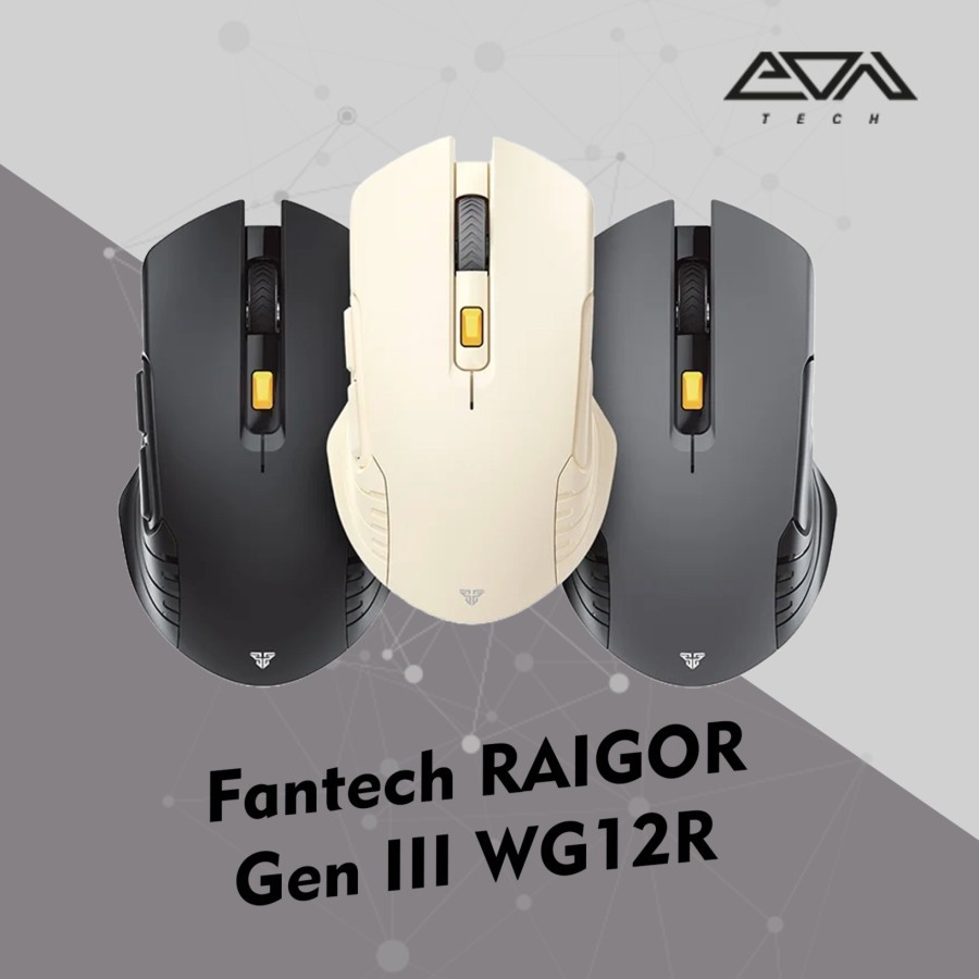 Jual Fantech RAIGOR Gen III WG12R Rechargeable Wireless Gaming Mouse ...