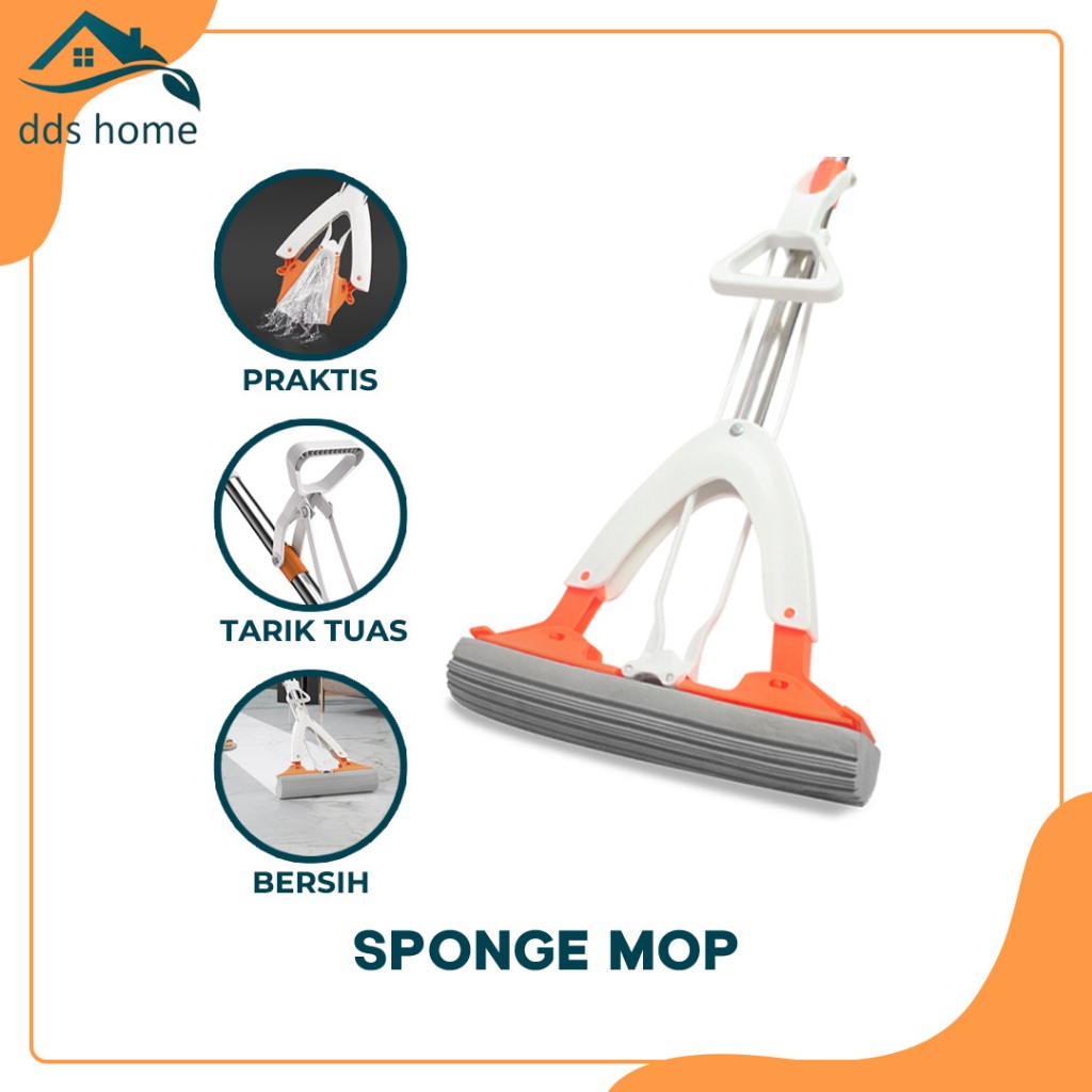 Jual [DDS HOME] Alat Pel Lantai Alat Pengepel Lantai Sponge Mop ...