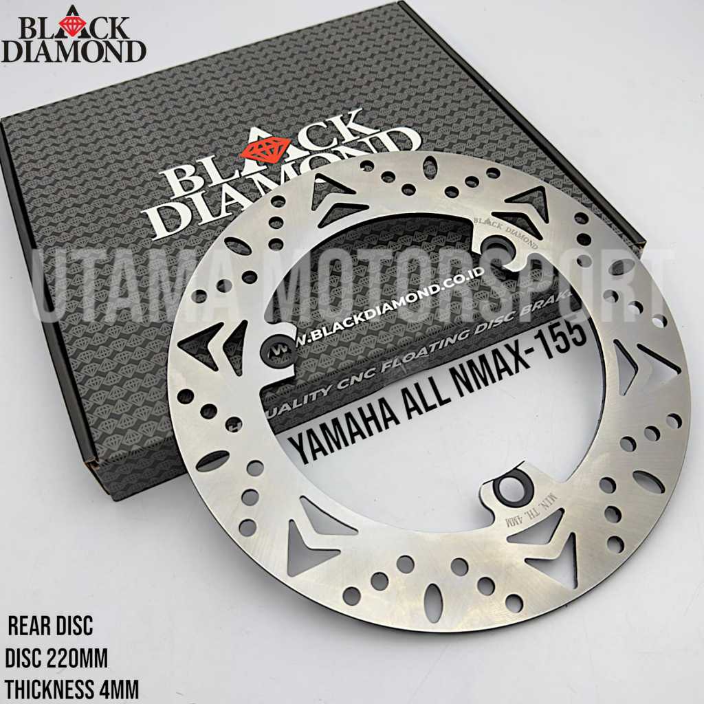 Jual Black Diamond Rear Disc Brake Piringan Belakang Nmax-155 / Nmax155 ...