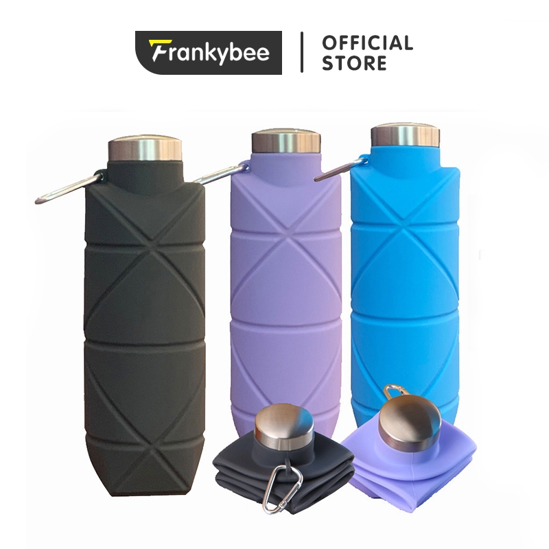 Jual Frankybee 700ML Folding Water Bottle Outdoor Sport Compression ...