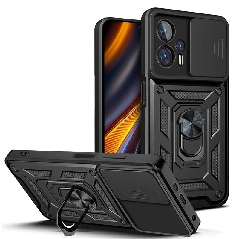 Jual CASING ARMOR TRANSFORMER XIAOMI POCO F5 CASE IRON AMROR SLID+RING ...