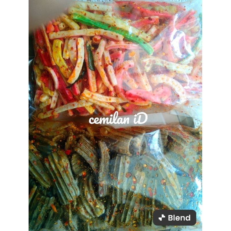 Jual (paket hemat) seblak krupuk beton + seblak krupuk jengkol | Shopee ...
