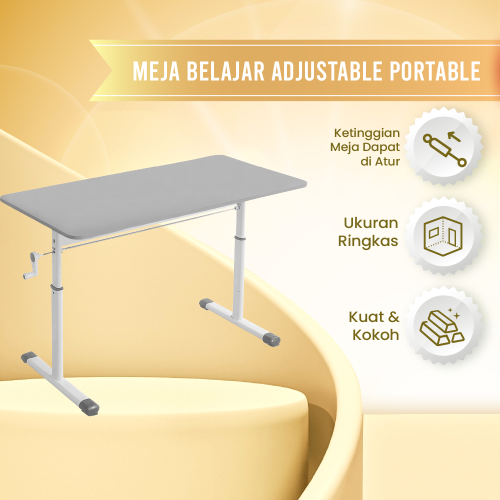 Jual furnitureworldhome Meja Belajar Adjustable Portable Meja Kantor ...