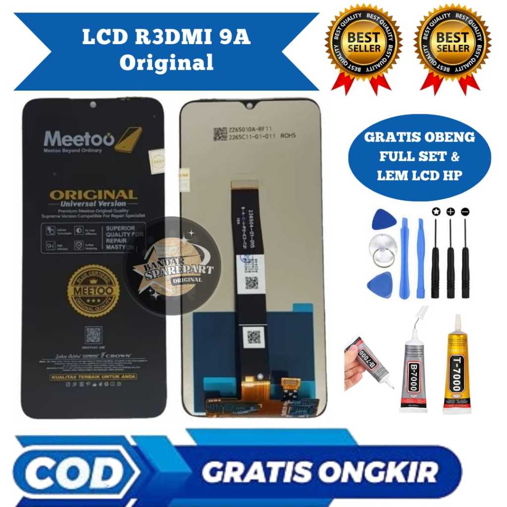 Jual Lcd touchscreen REDMI 9A Original meetoo / Lcd REDMI 9A Original ...