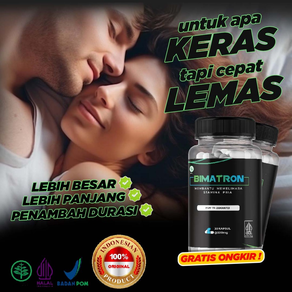 Jual Bimatron Kapsul Obat Kuat Buat Tahan Lama | Shopee Indonesia