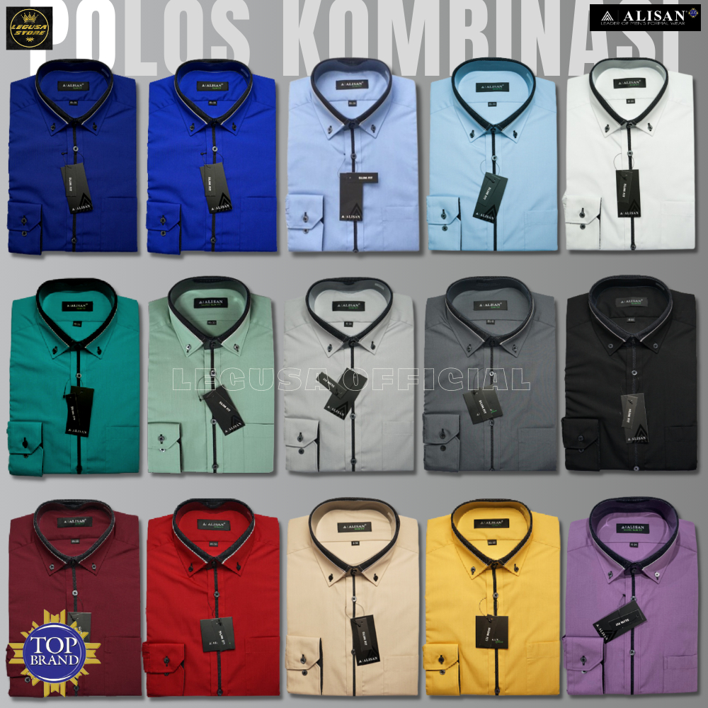 Jual Kemeja Formal Pria Alisan SLIM-FIT Original LIST KOMBINASI ...