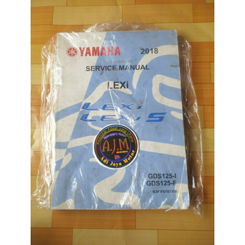 Jual Buku Petunjuk Service Manual Servis Yamaha LEXi S 2018 Original B3F | Shopee Indonesia