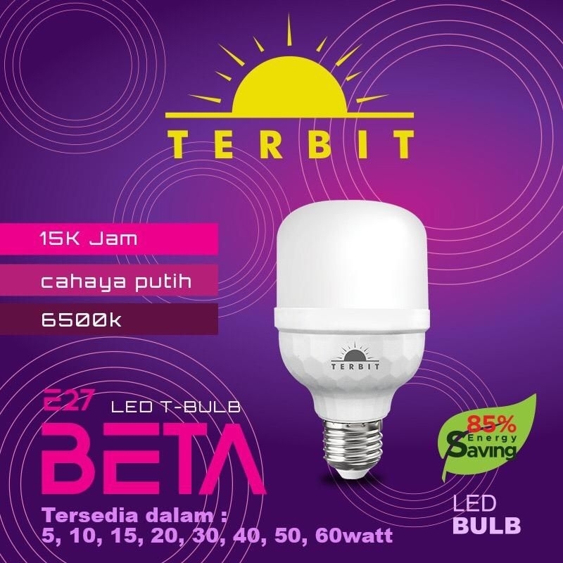 Jual Lampu Led Tabung Terbit Beta 40Watt Bohlam Cahaya Putih Garansi 1 ...
