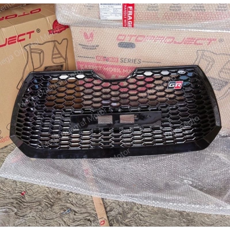 Jual Front Grill Depan Model GR All New Avanza 2021-2025 Black Glossy ...