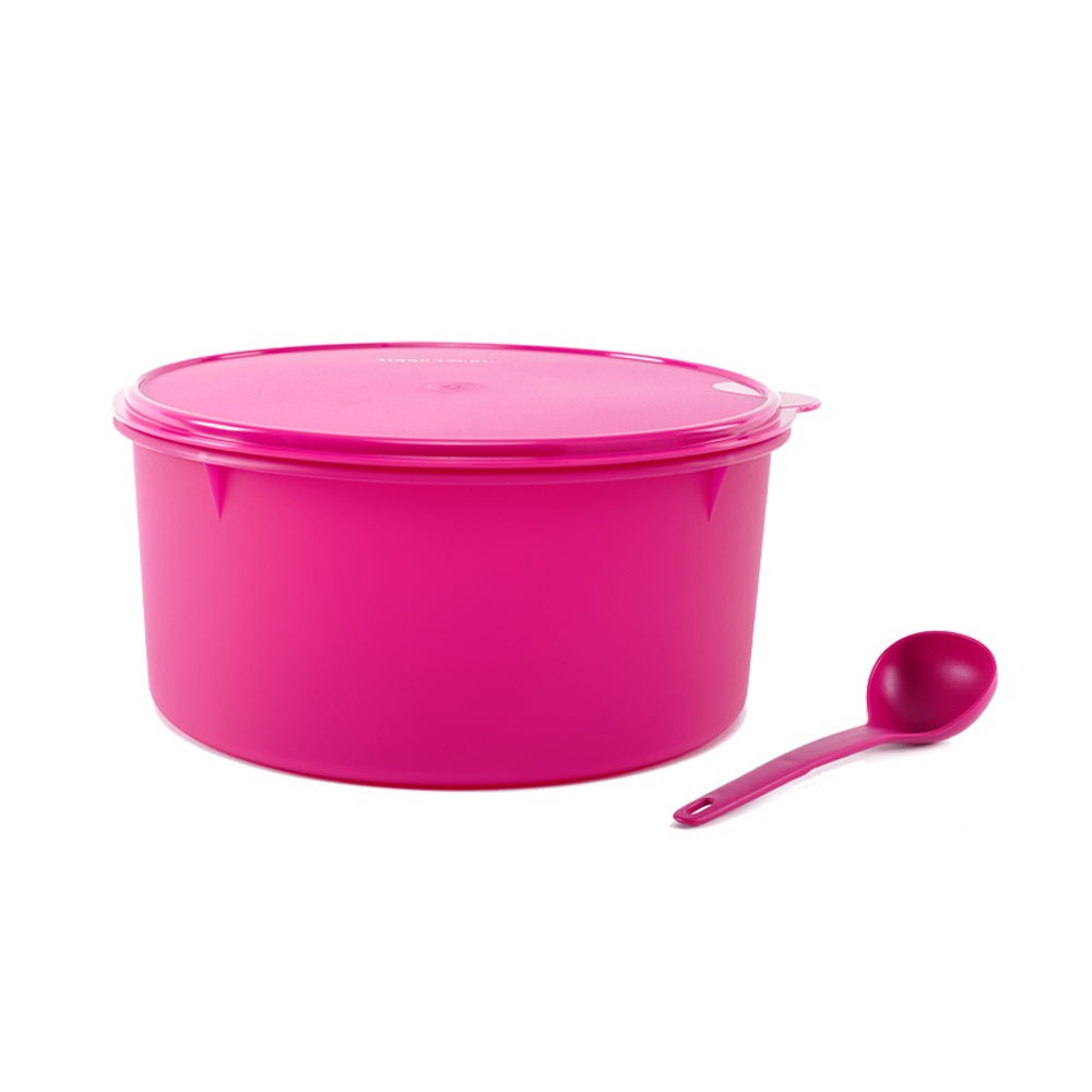 Jual Tupperware Carry All Canister 8L With laddle Tupperware Original ...
