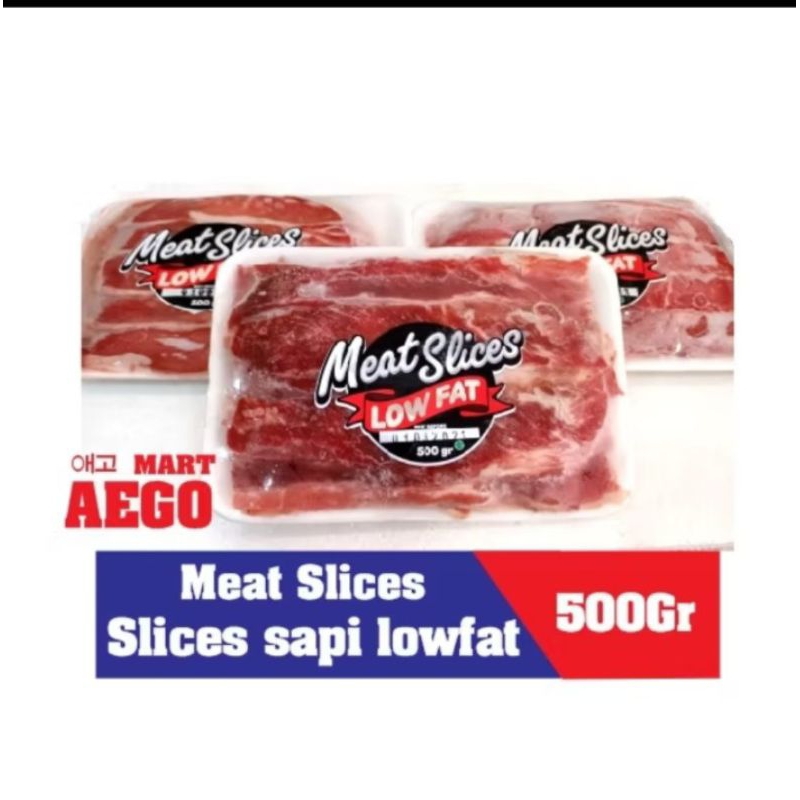 Jual Beef Slice low fat US 500Gr / daging sapi iris | Shopee Indonesia