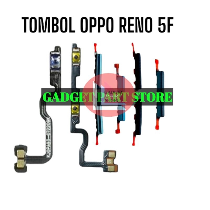 Jual TOMBOL SET + FLEXIBLE ON OFF VOLUME OPPO RENO 5F ORIGINAL | Shopee Indonesia