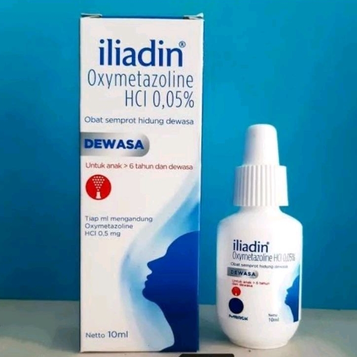 Jual ILIADIN NASAL SPRAY 10 ML MERINGANKAN HIDUNG TERSUMBAT | Shopee ...