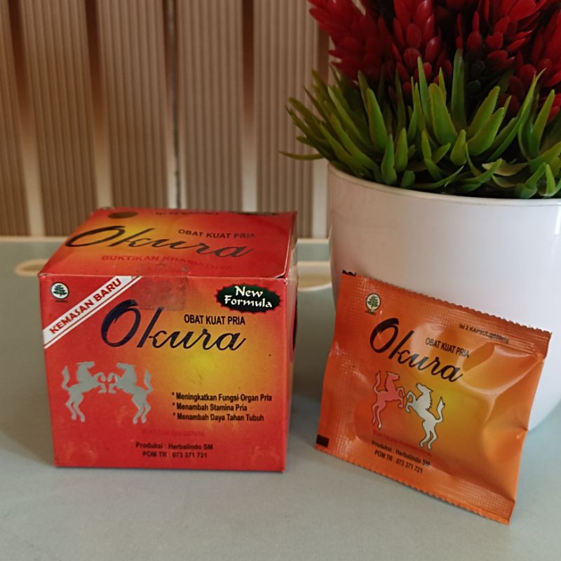 Jual OKURA OBAT KUAT OBAT TAHAN LAMA (1 BOX ISI 10 SACHET) VITALITAS PRIA DEWASA MENAMBAH DAYA ...