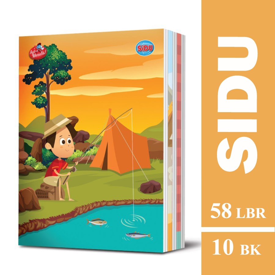 Jual Buku Tulis SIDU 58 DAN 36 LEMBAR -1 Pak Isi 10 | Shopee Indonesia