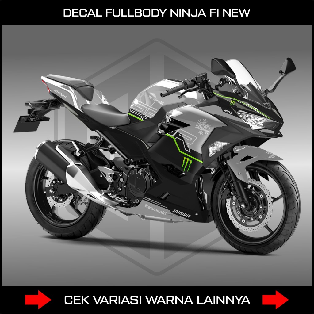 Jual STIKER DECAL NINJA 250 FI NEW EDISI WSBK / STICKER FULL BODY MOTOR ...