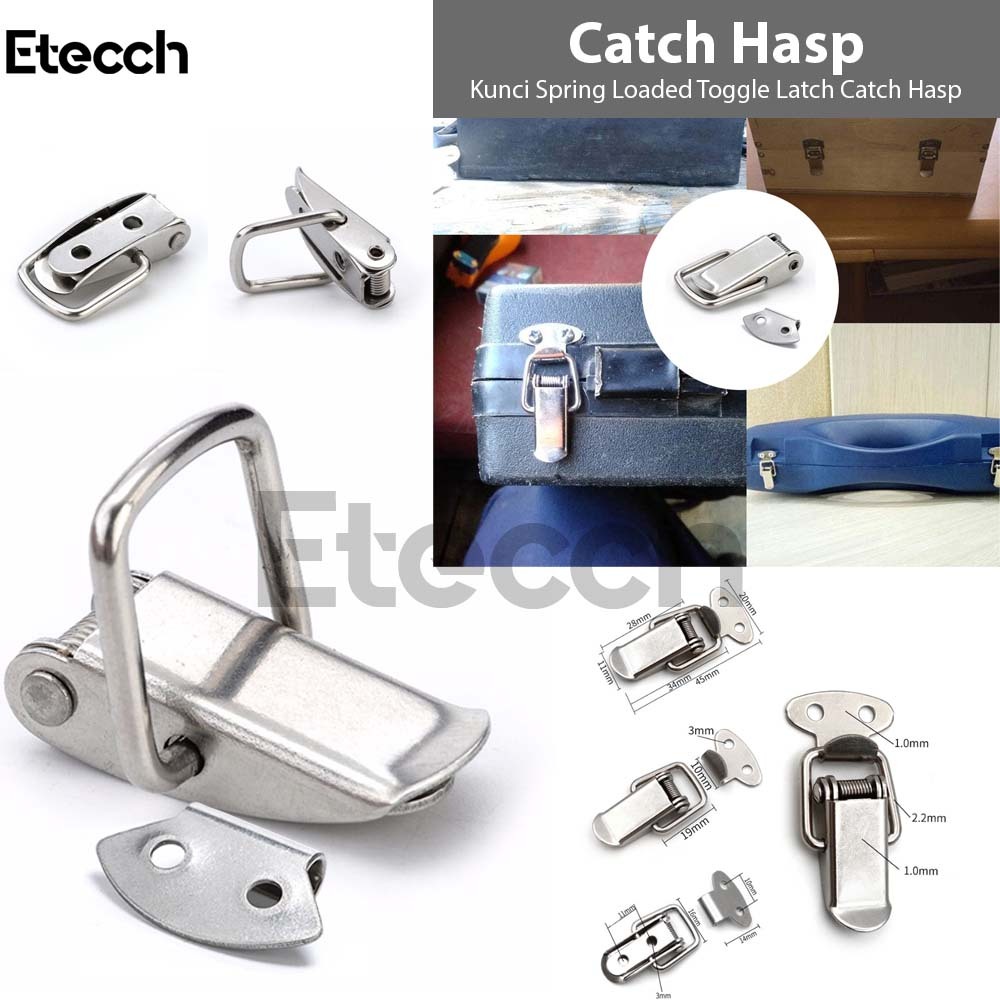 Jual Kancing Kunci Spring Loaded Toggle Latch Catch Hasp | Shopee Indonesia