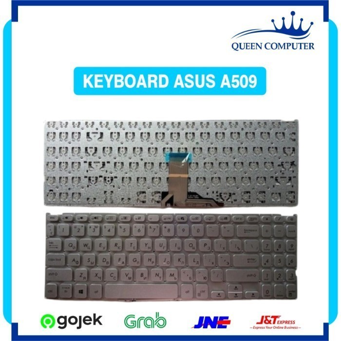 Jual Keyboard Laptop Asus VivoBook 15 A509 X509 Series Silver | Shopee ...