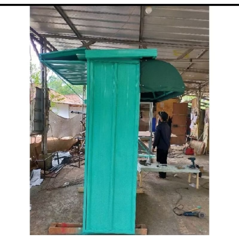 Jual booth cosstom +kaca+kanopi kain | Shopee Indonesia
