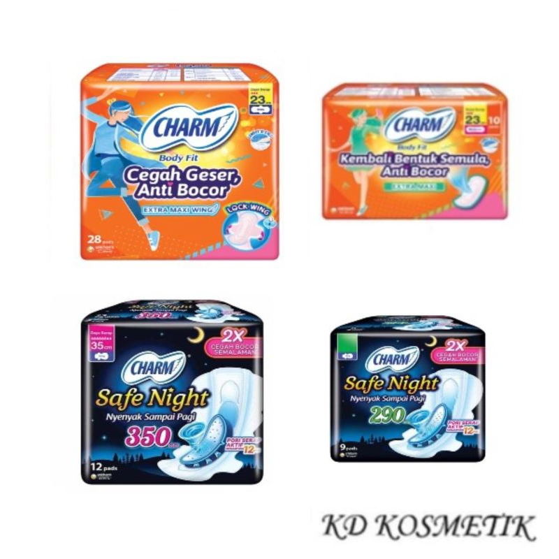 Jual Pembalut Softex #Pembalut Charm Safe Night#Pembalut Wanita ...