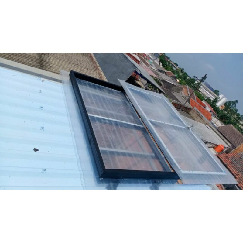 Jual kanopi sliding manual atap solarflat 1,2mm | Shopee Indonesia