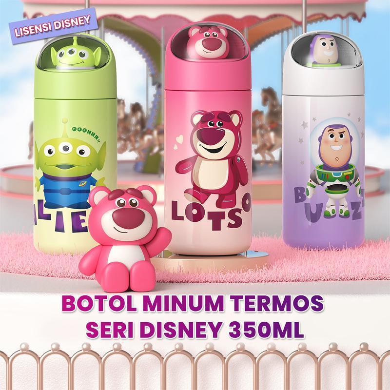 Jual KIM-Disney Botol Minum Termos Anak Stainless 316 sedot dan tuang ...