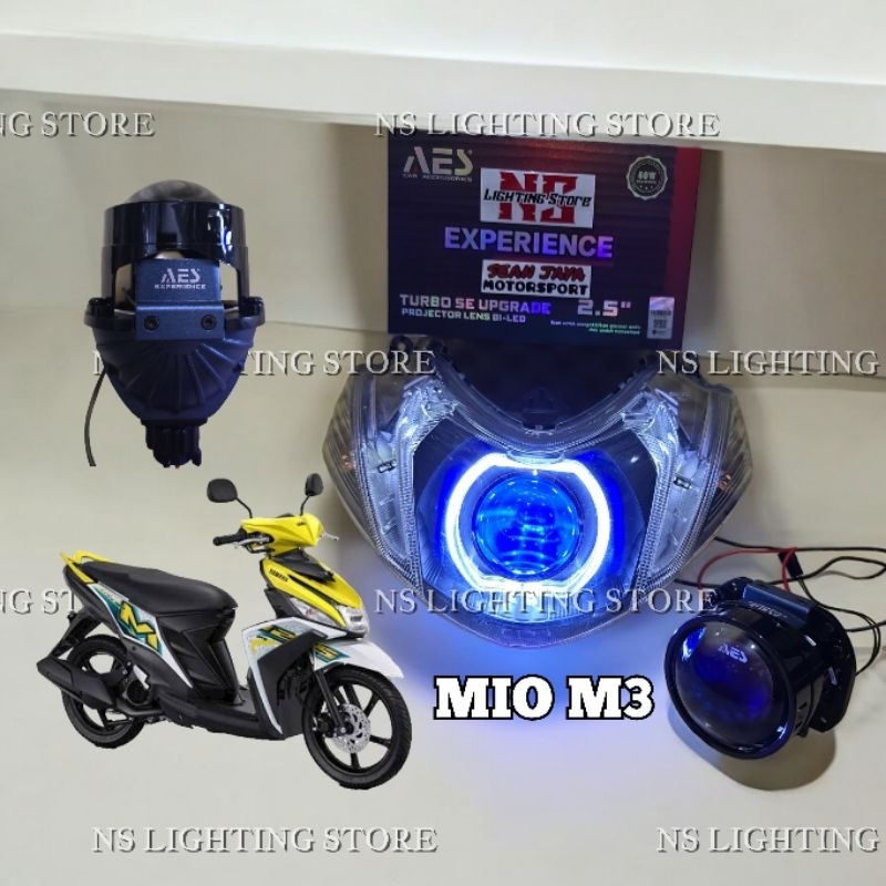 Jual PROJIE PROJECTOR BILED AES TURBO SE EXPERIENCE 60 WATT MIO M3 ...