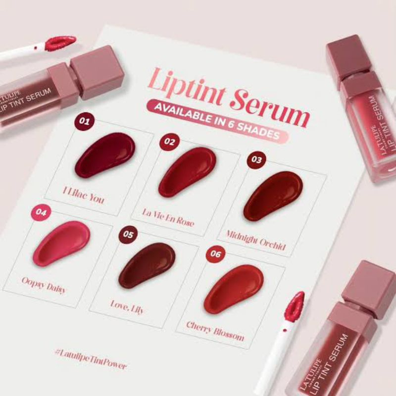 Jual La Tulipe Lip Tint Serum / Liptint | Shopee Indonesia