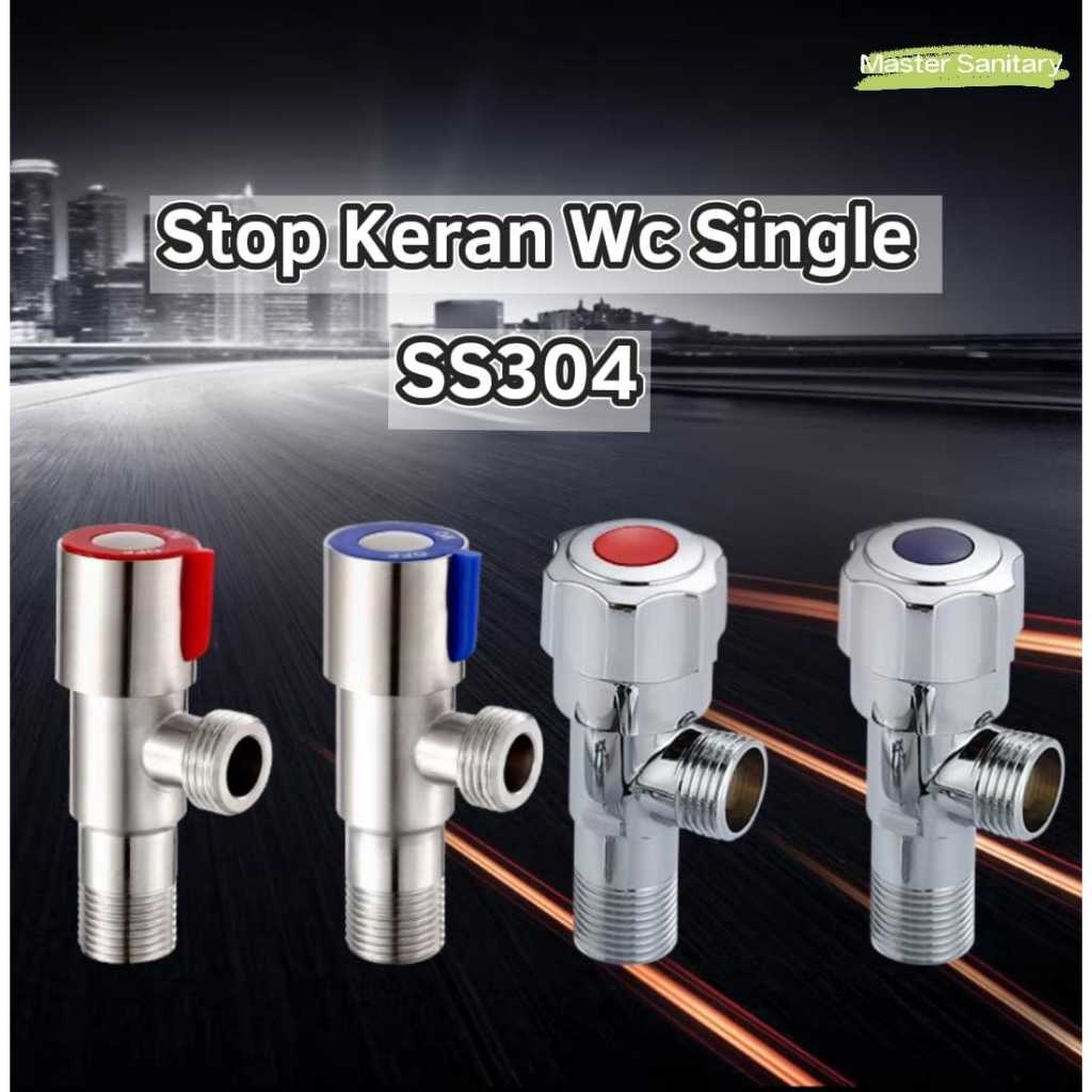 Jual Stopkran Single Bulat 304 6 SISI/Connecting Selang/Connecting ...