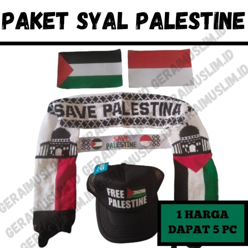 Jual 1 HARGA DAPAT 5PC syal palestina topi palestina ikat kepala ...
