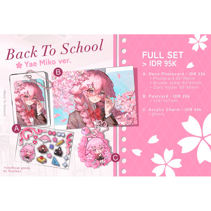 Jual [ Genshin Impact ] BACK TO SCHOOL Yae Miko ver. | Shopee Indonesia