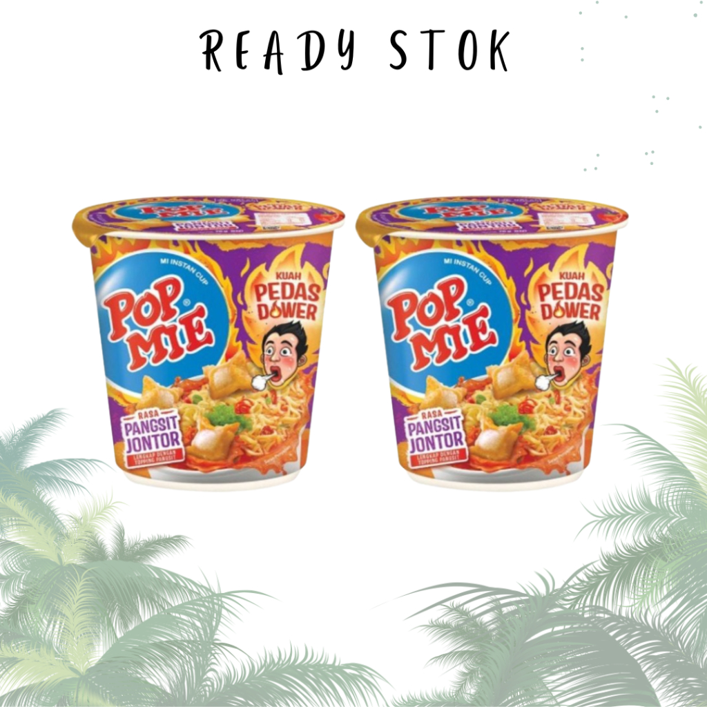 Jual POP MIE Kuah Pedas Dower Pangsit Jontor 75 g ( 1Pcs ) | Shopee ...