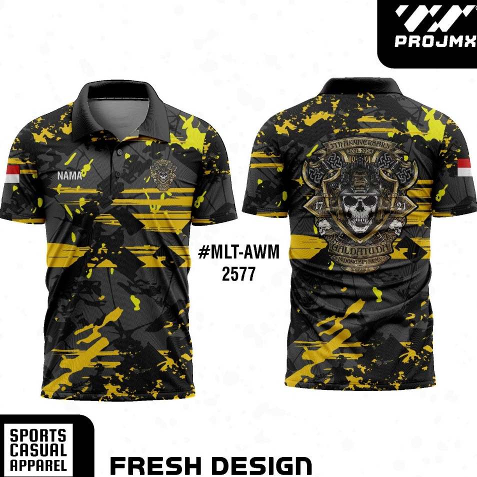 Jual PROJMX - KAOS JERSEY LENGAN PENDEK LETTING GALDATUDA ( BISA CUSTOM ...