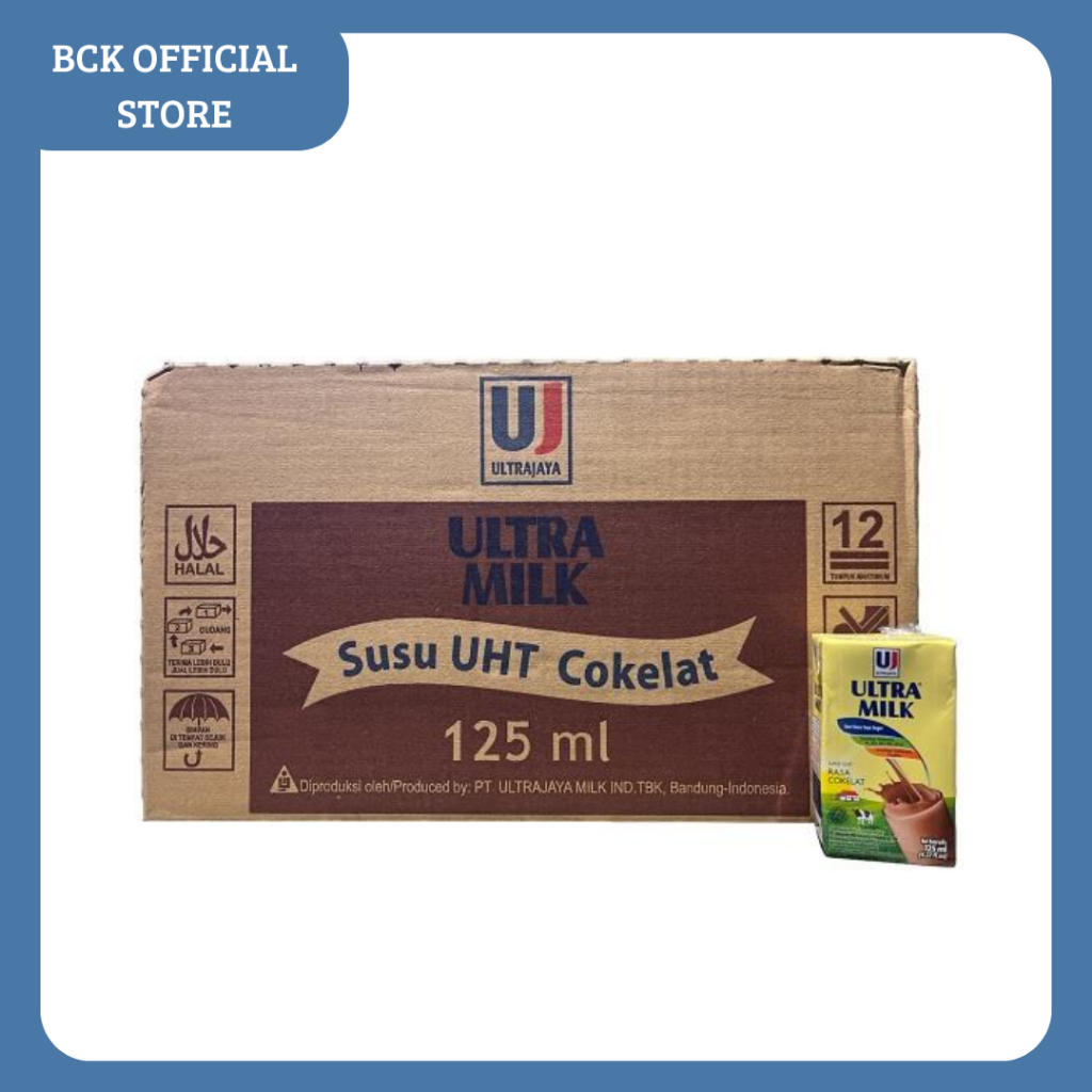 Jual Ultra Milk Chocolate/Susu Kotak UHT ALL VARIANT RASA 40X125ml ...