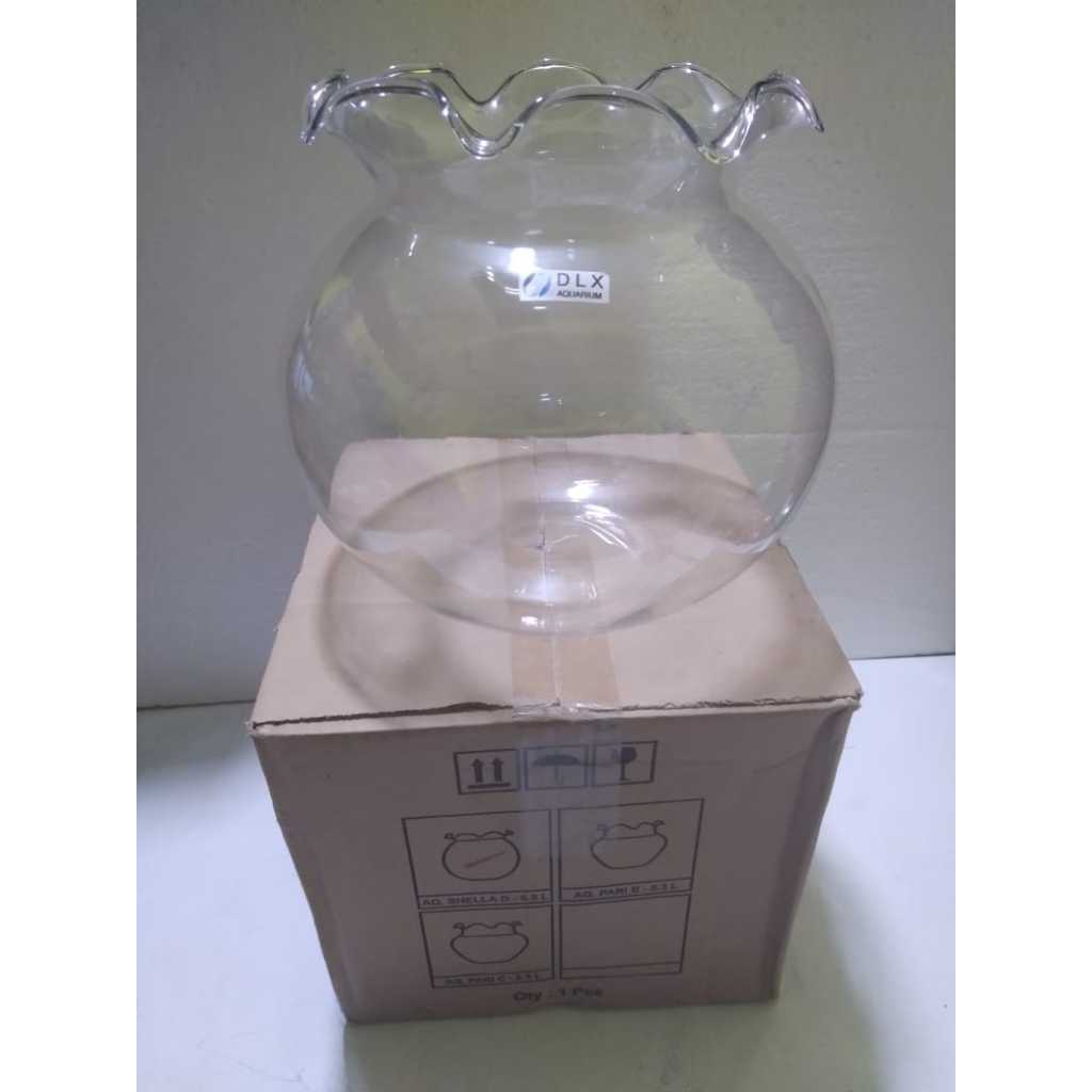 Jual Aquarium Bulat Fish Bowl 6.3 L | Shopee Indonesia
