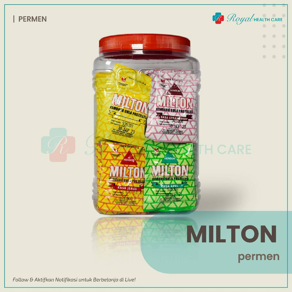 Jual MILTON PASTILLES Toples Isi 60 Sachet | Shopee Indonesia